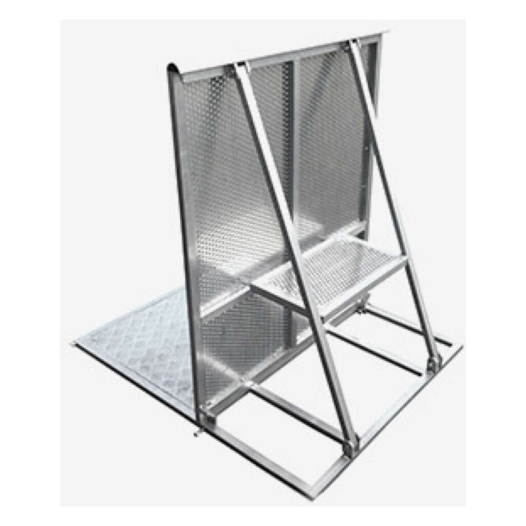 Stage Crowd Barrier 1m Alloy Section | BJ's Sound & Lighting