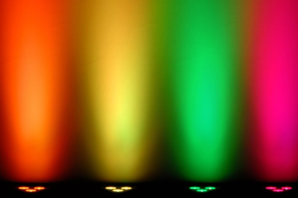 Chauvet Wedge Tri RGB LED Up Light | BJs Sound & Lighting Hire