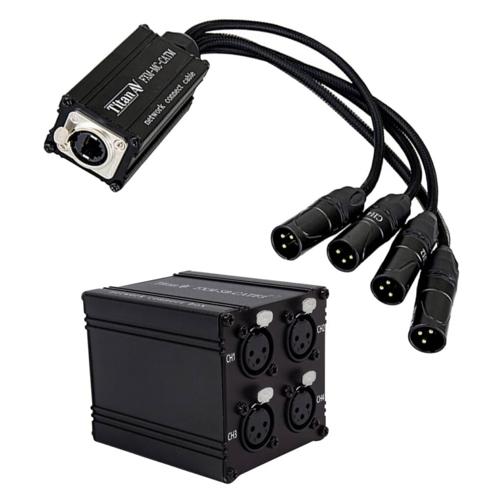 Titan AV 4 Way XLR Cat6 20m Multicore | BJs Sound & Lighting Hire