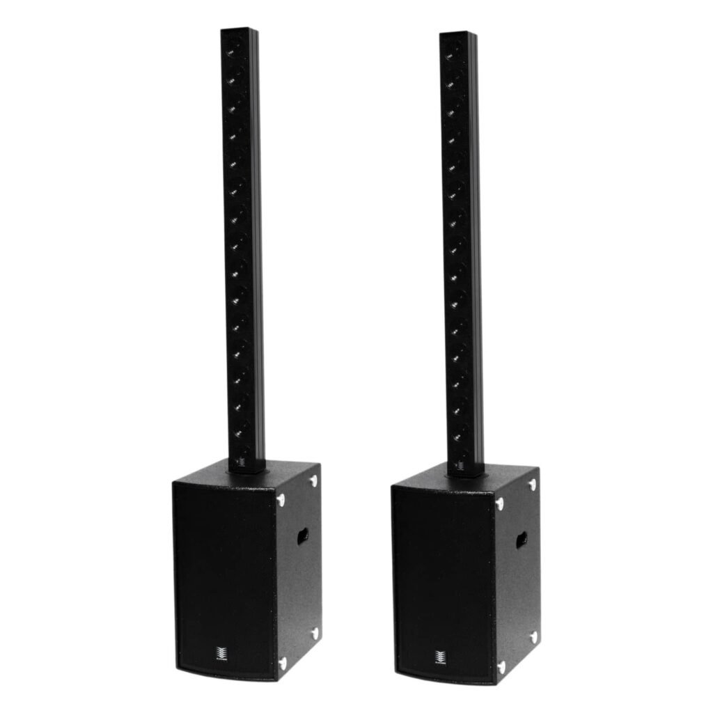 Acoustic Technologies TLA 1.4 Powered Line Array Stereo System 2400w ...