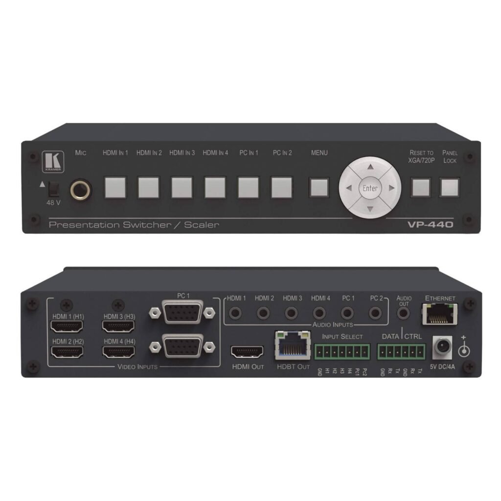 Kramer VP-440 Presentation Switcher / Scaler | BJs Sound & Lighting Hire