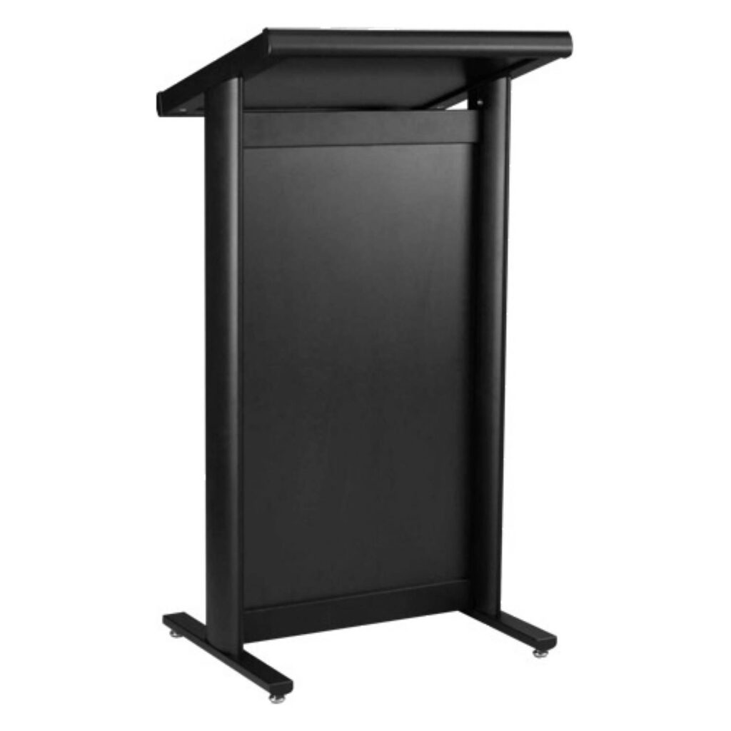 Lecturn (Black) With Optional XLR Microphone Input | BJs Sound ...