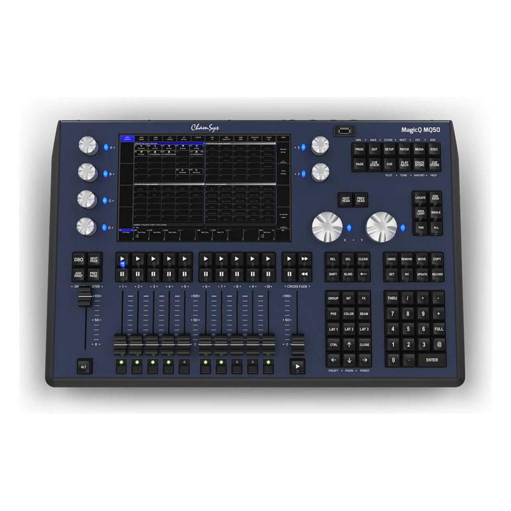 Chamsys MQ50 Lighting Console Hire | BJs Sound & Lighting Hire