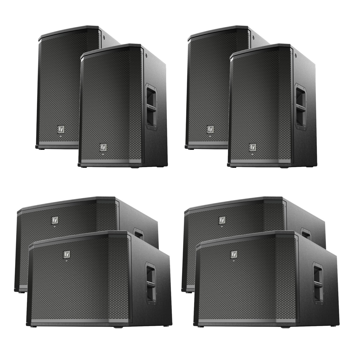 Quad ETX 12" Pack With Quad ETX 15" Subs | BJs Sound & Lighting Hire