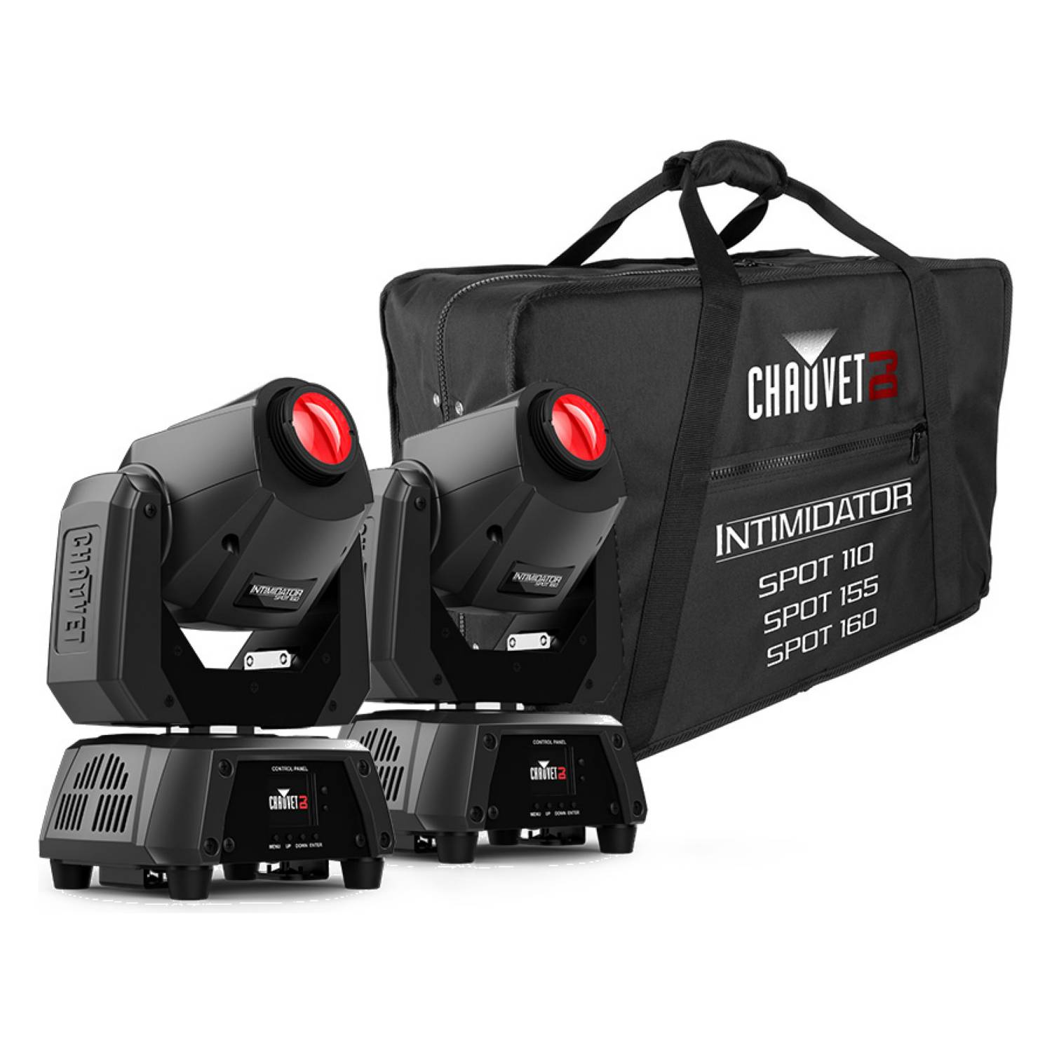 Chauvet DJ Intimidator Spot 160ILS Pair With Case | BJs Sound ...