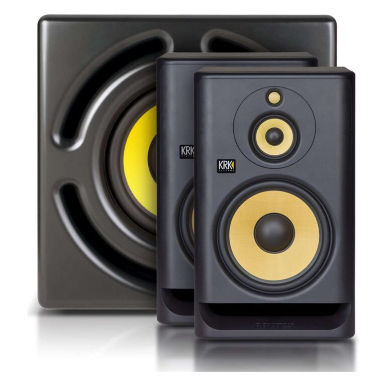 KRK ROKIT RP103G4 Pack W/ 10 Inch 3-Way Monitors & KRK 12SHO High ...
